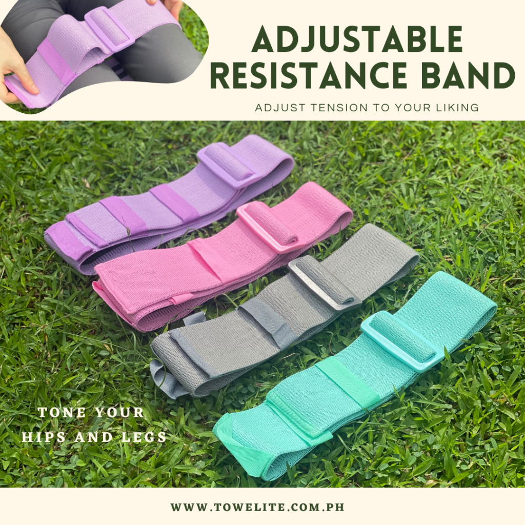 Adjustable Resistance Band for Hips and Legs (Toning and Workout ...